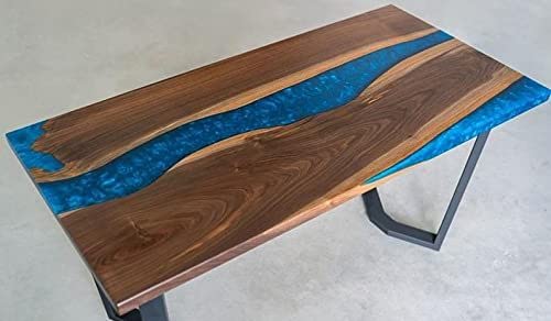 Epoxy Table, Epoxy Resin River Table, Live Edge Wooden Table, Natural Wood, Dining table, Natural Epoxy Table, Resin Table