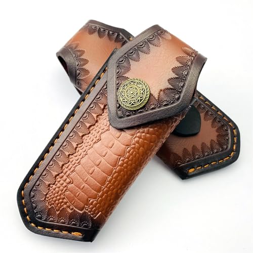 Foldable Knives Holsters Leather Storage Bag Convenient Organization For Small Item Easy To Carry And