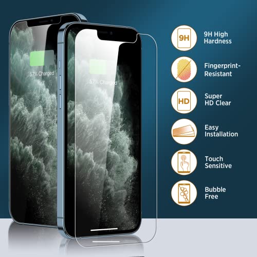 Invoibler 3 Pack Screen Protector Compatible with iPhone 11 Pro Max/iPhone Xs Max, iPhone 11 Pro Max/iPhone Xs Max Screen Protector Tempered Glass, 6.5 Inch [Anti-Scratch] [Bubble Free]