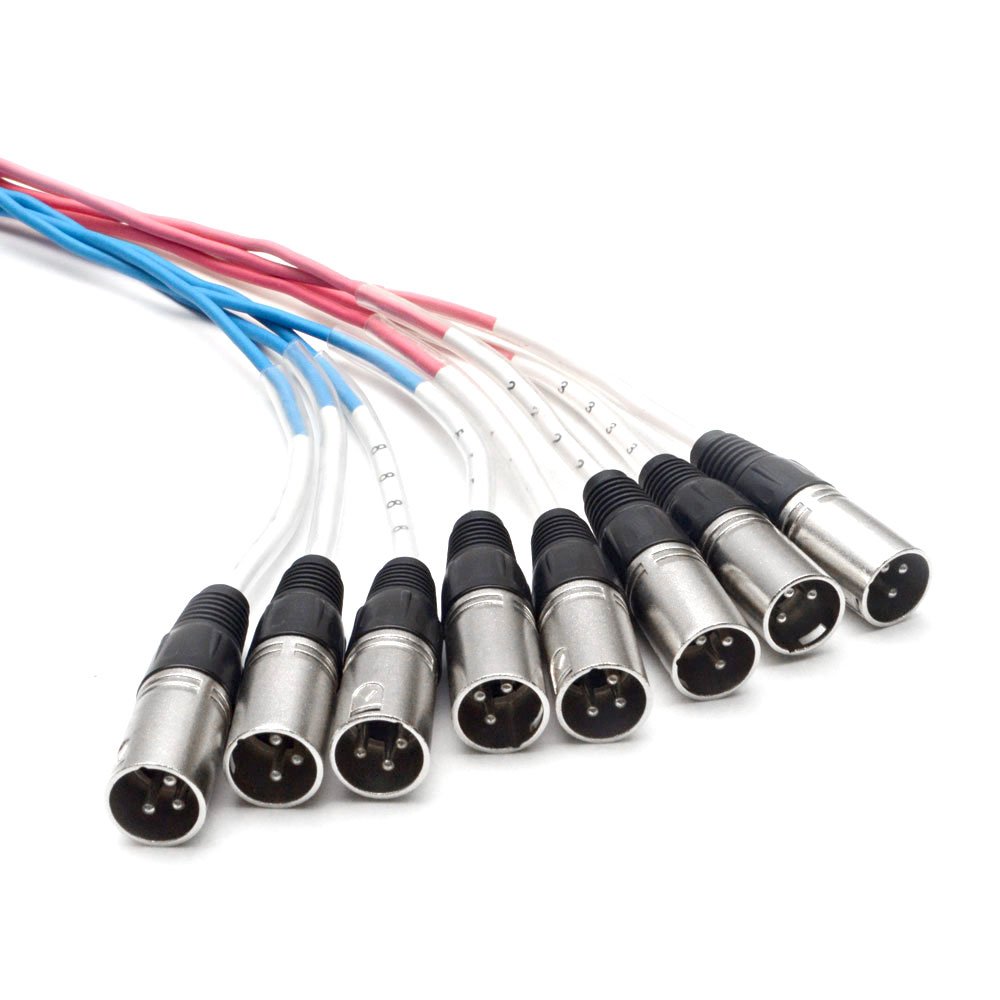 Seismic Audio - SASH-4x35 - 4 Channel XLR Send Sub Snake Cable - 35 Feet