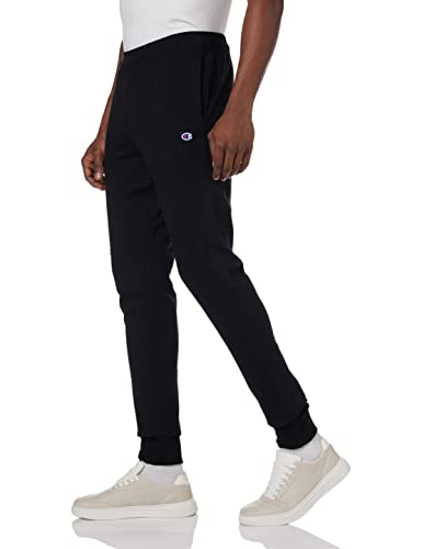Champion mens Everyday Cotton Jogger Sweatpants, Black, X-Large US