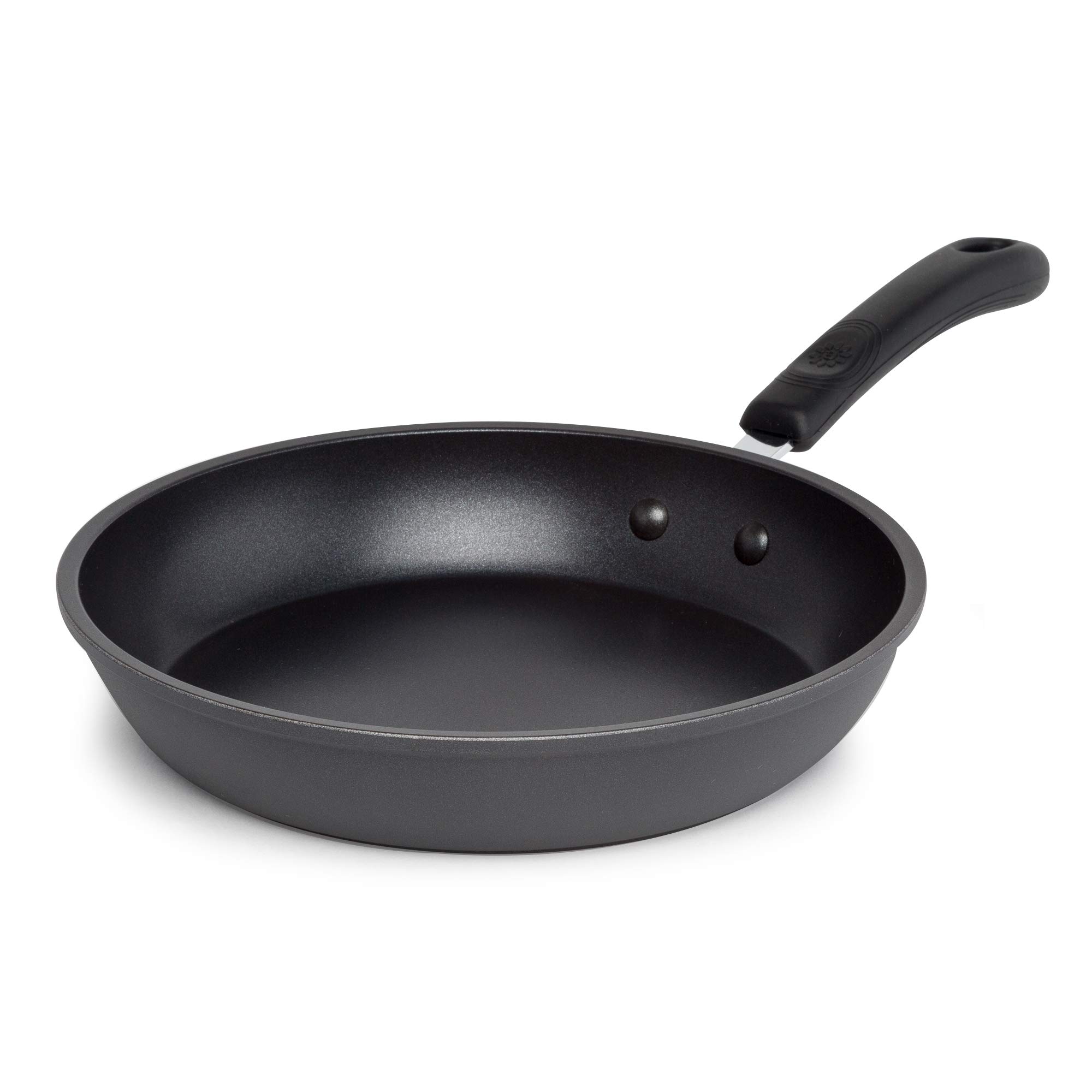 Ecolution Symphony Reinforced Ergonomic Cool-Touch Silicone Handles, Dishwasher Safe, Nonstick, 11 Inch, Grey