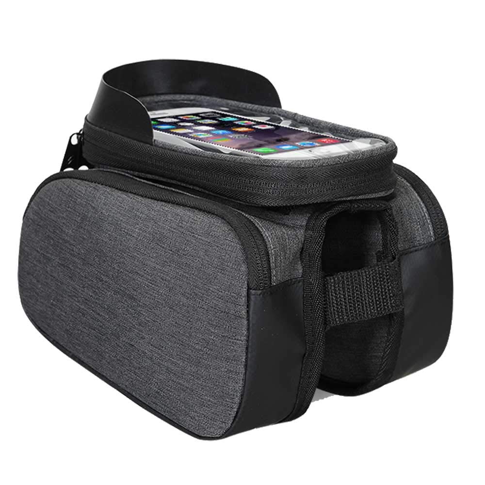 COTEetCI Bicycle Bag Bike Top Tube Phone Bag Mountain Cycling Front Frame Bicycle Phone Holder Pouch Bicycle Accessories