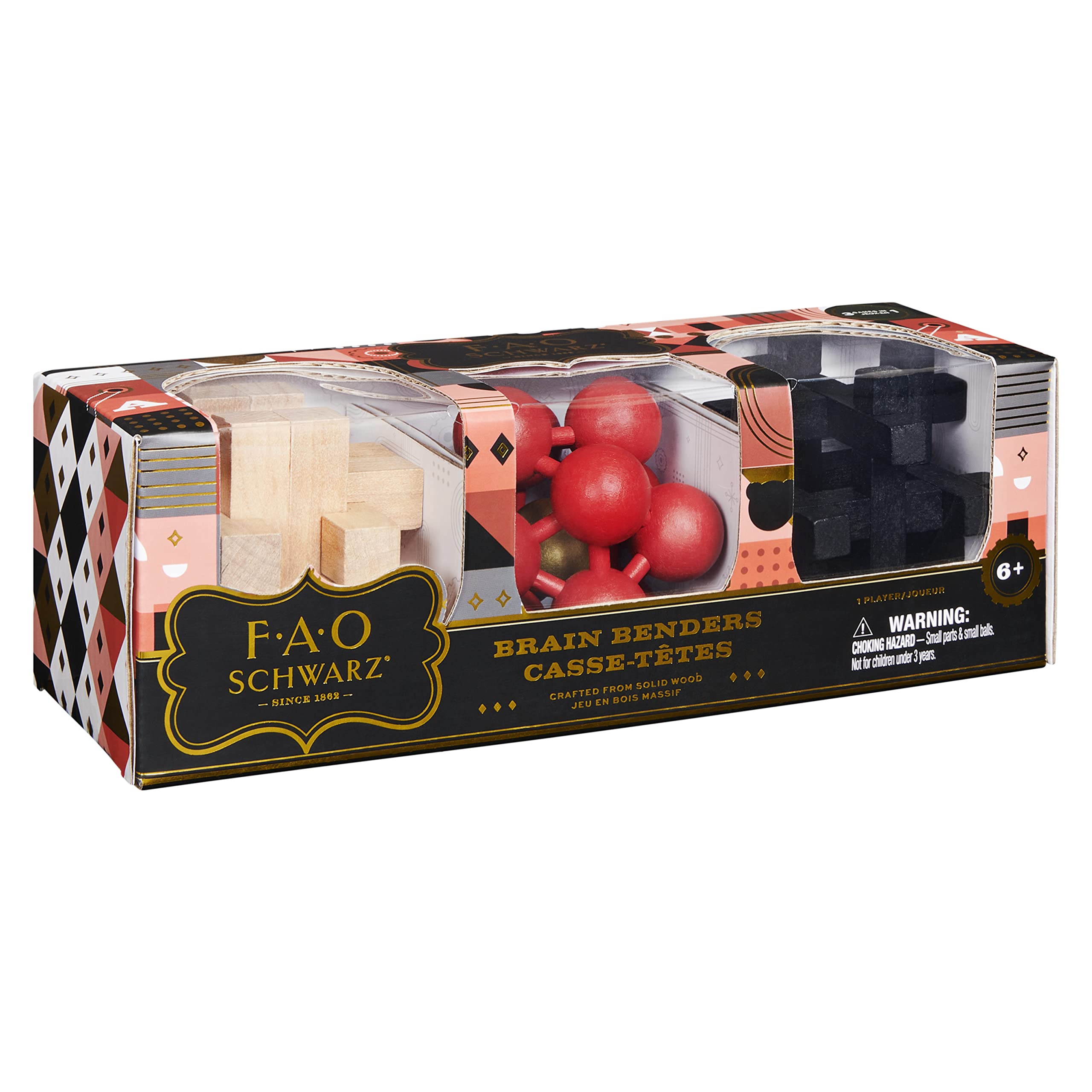 Spin Master FAO Schwarz Double Six Color Dot Dominoes, Classic Matching Game, for Adults and Kids Ages 6 and up