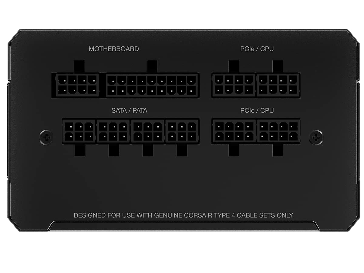 Corsair RM850e Fully Modular Low-Noise ATX Power Supply (Dual EPS12V Connectors, 105°C-Rated Capacitors, 80 Plus Gold Efficiency, Modern Standby Support), Black