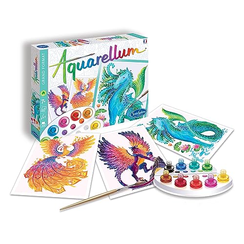 Sentosphère Aquarellum Watercolor Painting Kits (Mythical Animals)
