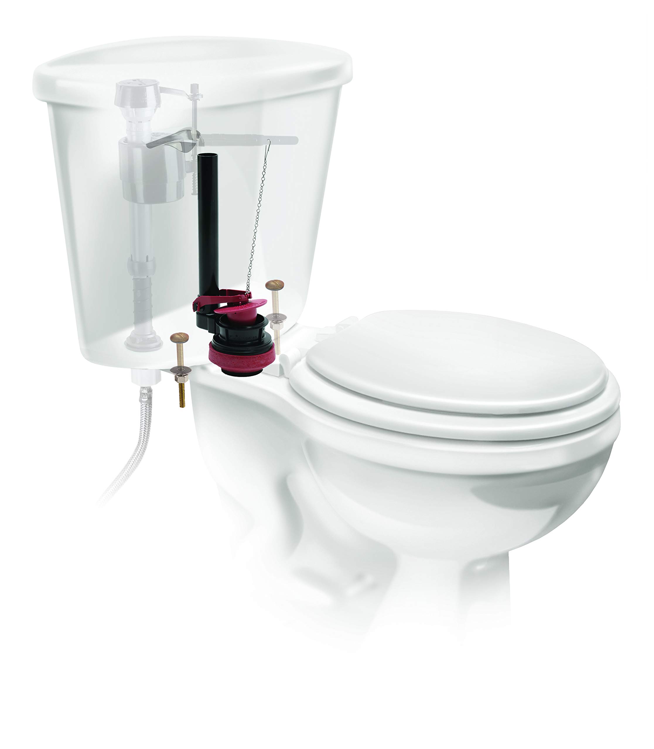 Fluidmaster 507AK PerforMAX Universal High Performance 2-Inch Toilet Flush Valve Repair Kit with Gasket and Bolts