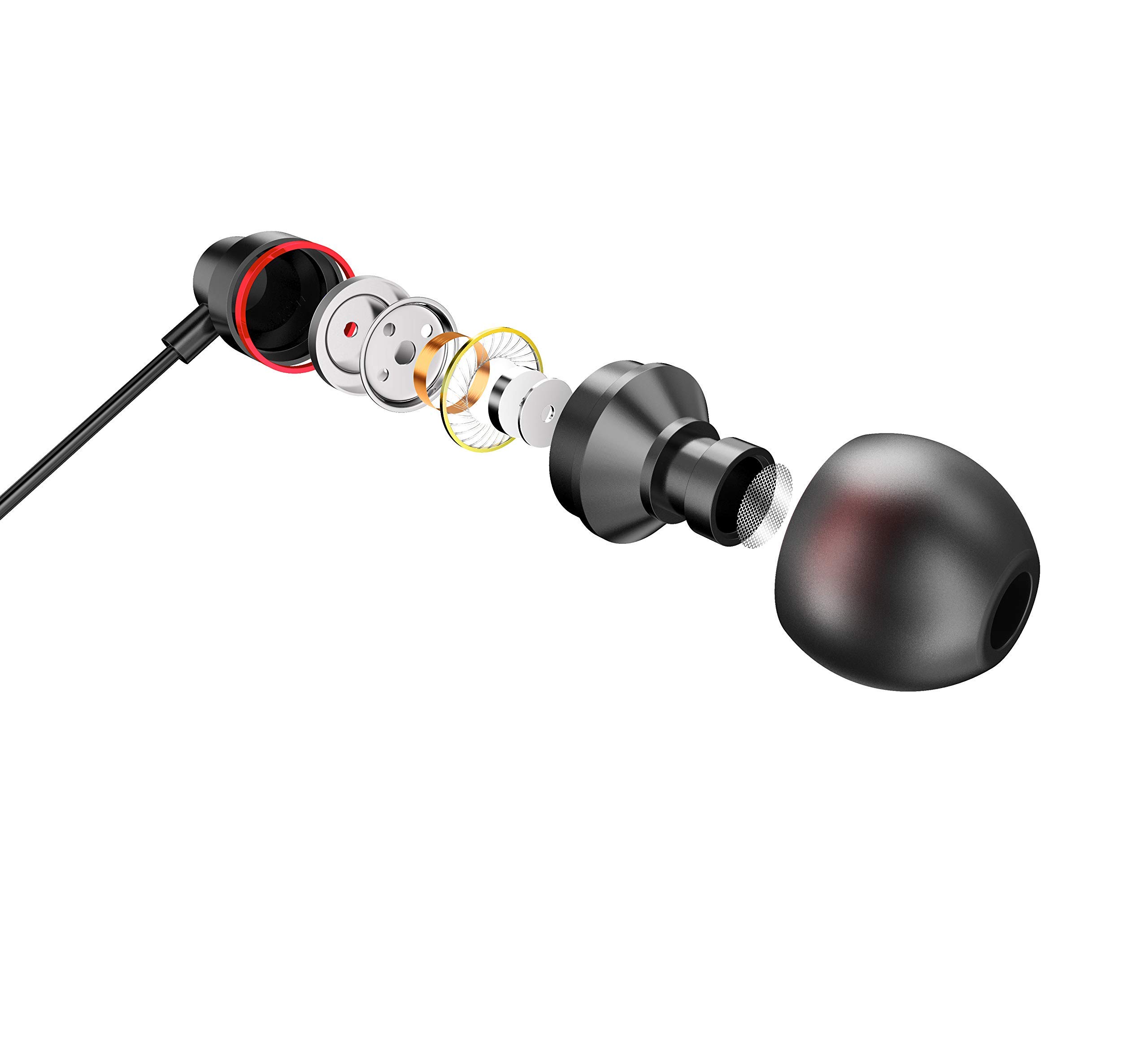 VR Stereo Magnetic Attach Earphones Earbuds for Oculus Quest 2- Custom Short Length Cable -Single Channel Separate Left and Right Calibrated- Magnetic Attach Organizer Experience