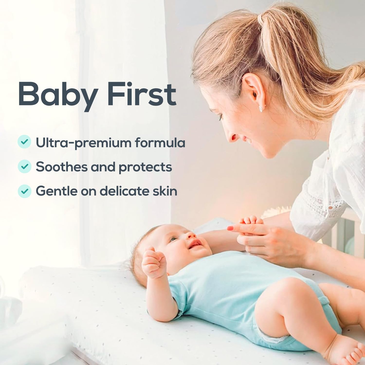 Dr. Mom Butt Balm Ultra-Premium Diaper Rash Ointment. Don't Let Diaper Rash Come Between You and Your Baby.