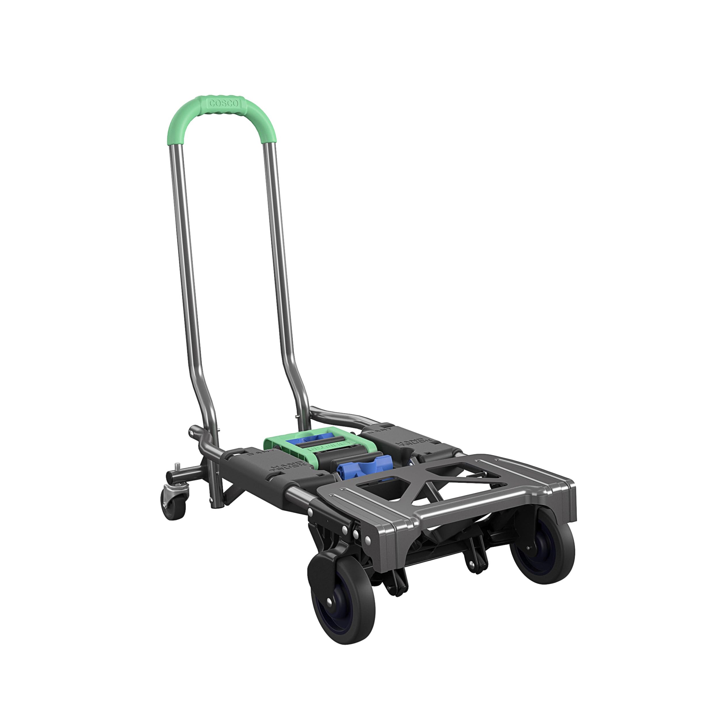 COSCO Shifter Multi-Position 300 lb Capacity Folding Hand Truck and Cart Bundle