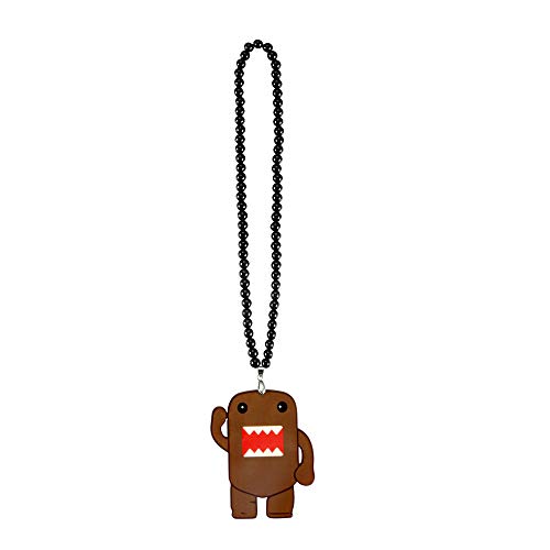 GVBSFJMK Car Pendant Acrylic Funny Domo-Kun Rock Rear View Mirror Charms Ornaments Automobile Trim Hanging Suspension Decoration
