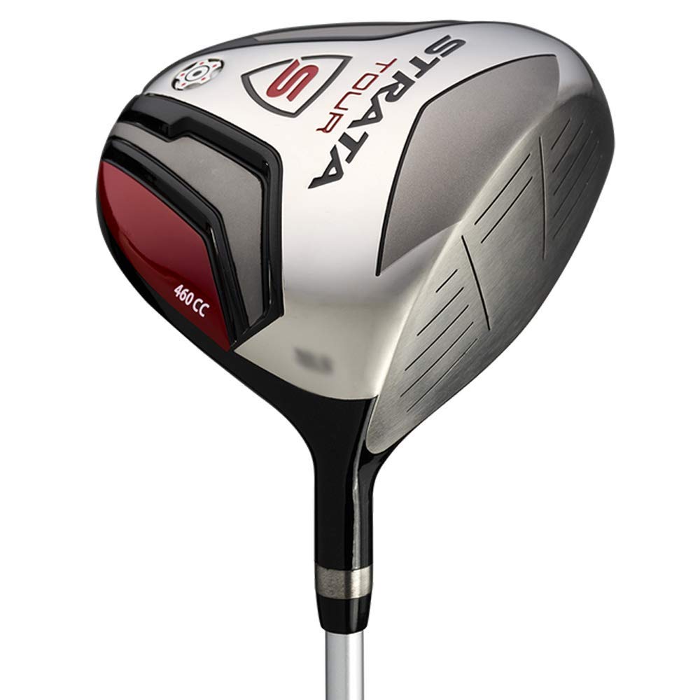 Callaway Golf Men's Strata Tour Complete Golf Set (16-Piece, Right Hand, Regular Flex), Red