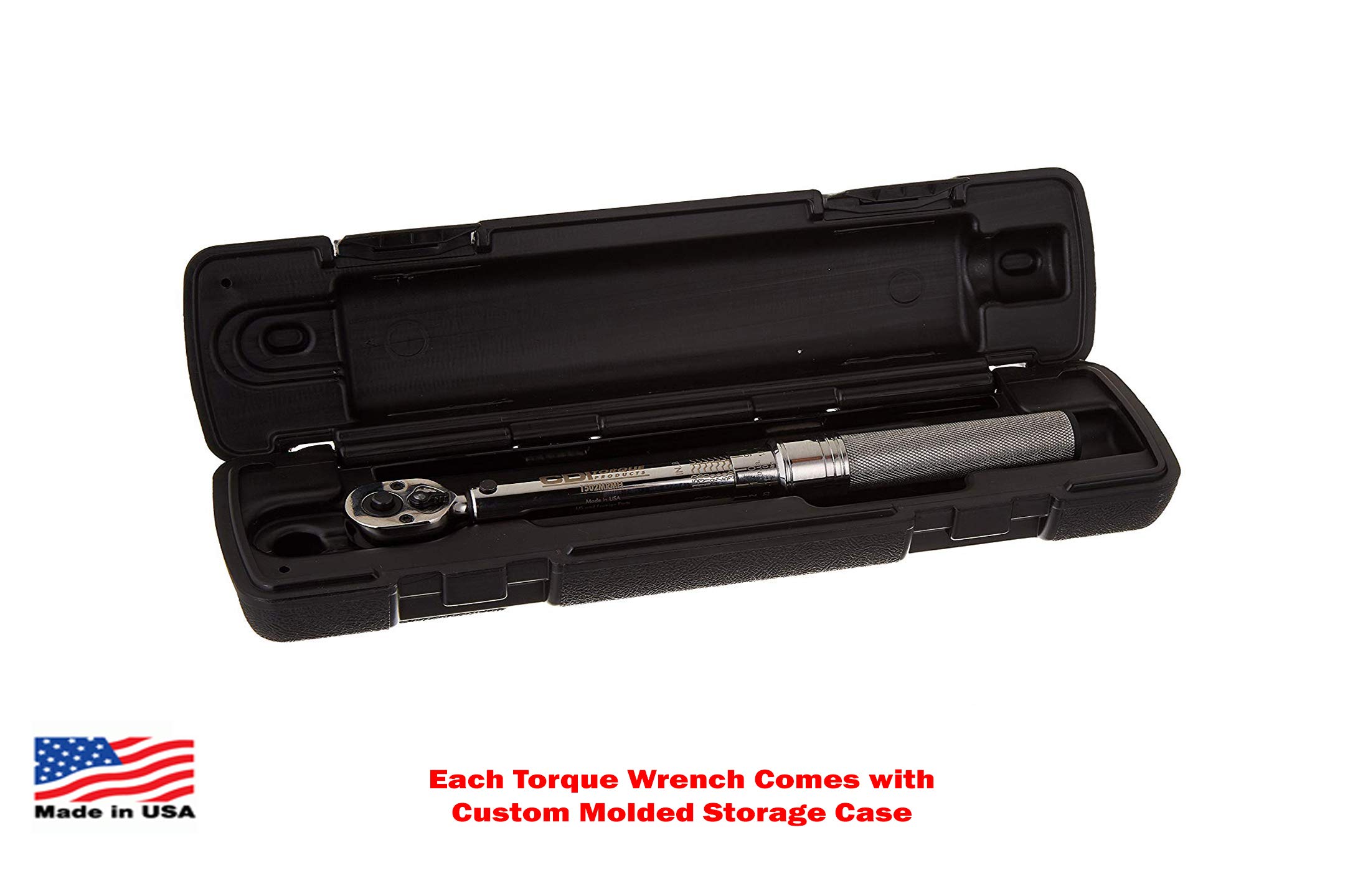 CDI Torque Products A Snap-On Company 3/8" Drive 10-100 Ft Lbs/16.9-132.2NM Dual Scale Micrometer Adjustable Metal Handle Torque Wrench Individually Serialized with Matching Certificate of Calibration