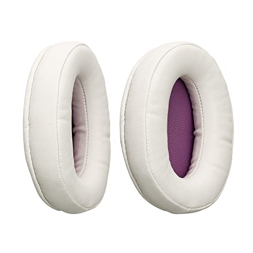 kwmobile Ear Pads Compatible with Kingston Hyper X Cloud Alpha/Cloud Alpha S/Cloud Flight/Cloud Flight S Earpads - 2X Replacement for Headphones - White