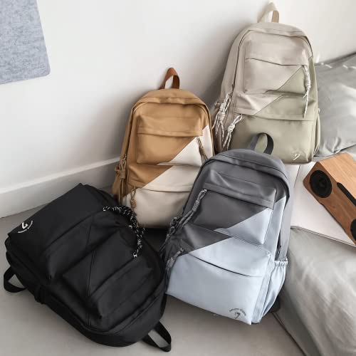 Leaper Water-resistant Laptop Backpacks for Women Lightweight Backpack College Bag Travel Satchel Green
