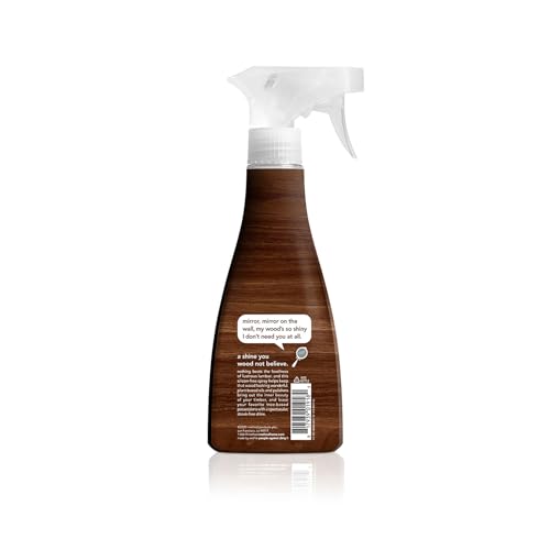 Method Wood Polish, Almond, For Wood Surfaces, Furniture and Cabinets, 14 Ounces (Pack of 1)