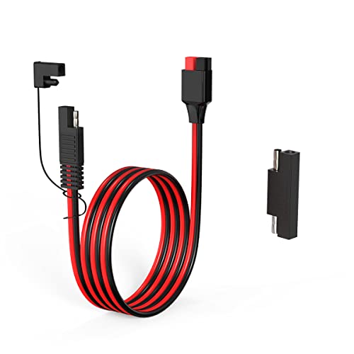 ELFCULB 12AWG SAE to Anderson Adapter,Solar Connector to SAE Extension Cable,Compatible with Solar Generator Portable Power Station(6FT)
