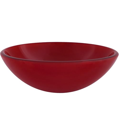 Novatto ROSSO Double Layer Glass Vessel Sink