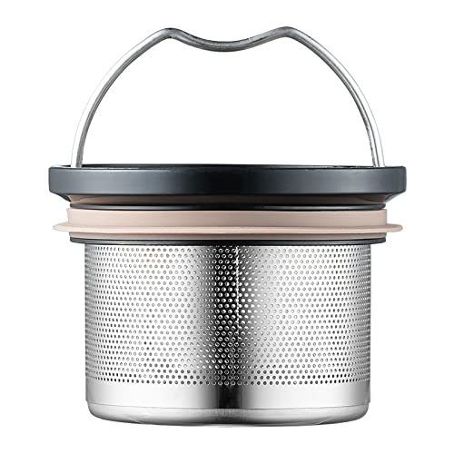 Insulated Stainless Steel Vacuum Thermal Coffee Tea Mug - 17 Oz | Stainless Steel Tea Strainer Loose Leaf Tea Mug with INFUSER