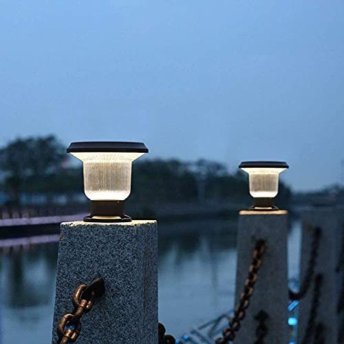 zeyujie Outdoor Waterproof LED Column Head LightSolar Column Head LightOutdoor Courtyard Led Home Garden Villa Outdoor Waterproof Wall Door LightGarden Square Wall Head Light