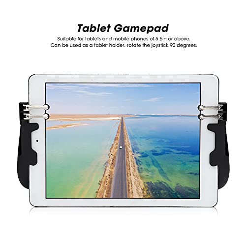 WESE 1 Pair Gamepad, Ergonomical Design Easy to Install Easy to Control 90 Degrees Rotat Joystick Tablet Game Handle for Tablets and Phones of 5.5in or Larger