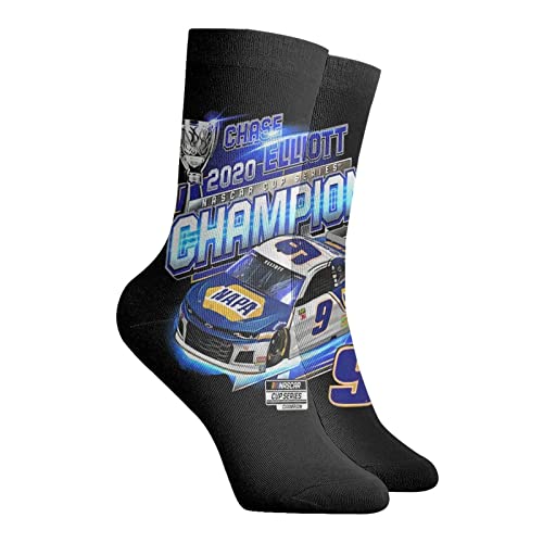 Chase Elliott 9 Running Socks Athletic Ventilating Comfort Fit Performance Cool Wicking Crew Socks for Unisex