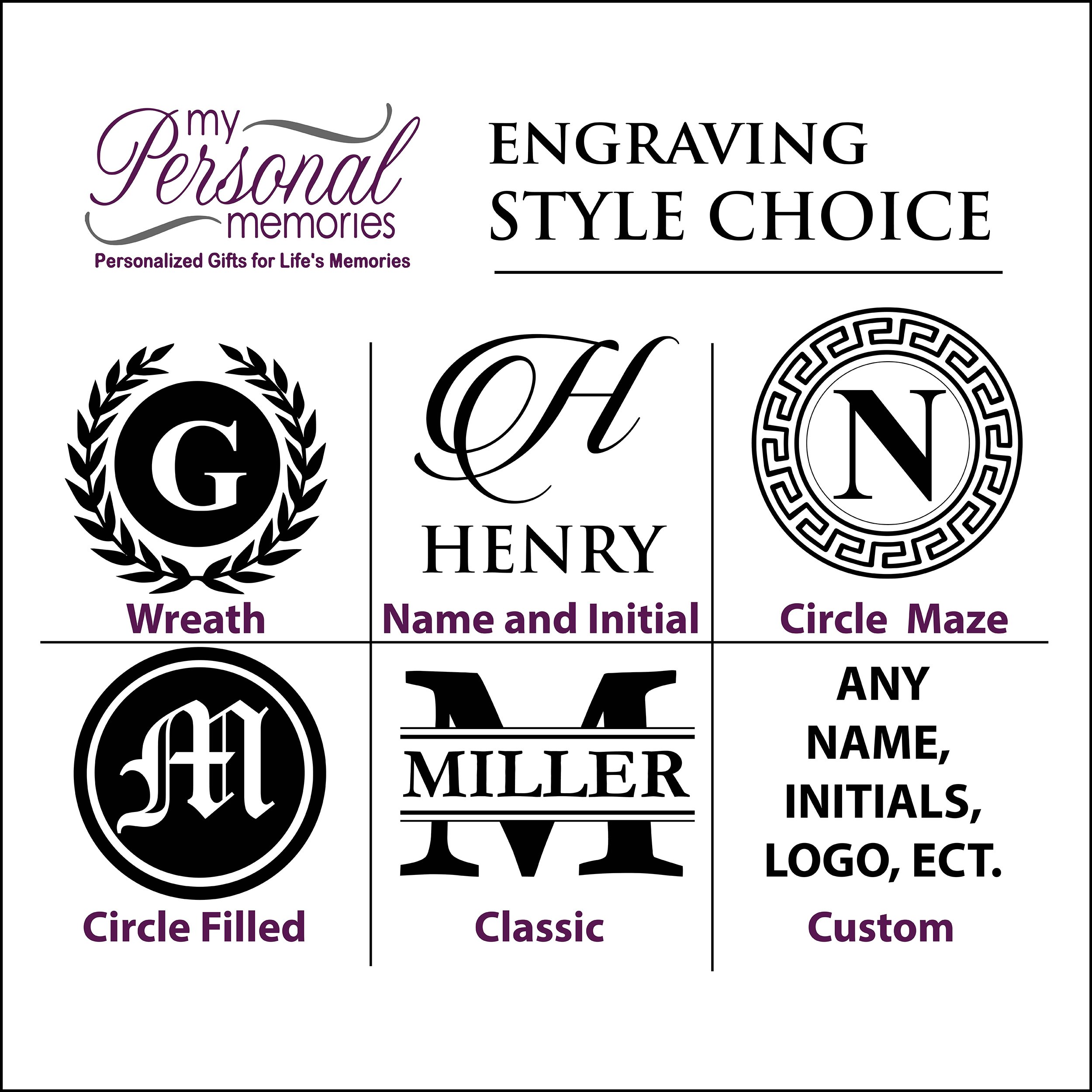 Custom Personalized Premium Crystal Glass Wine Bottle Stopper with Box - Engraved and Monogrammed