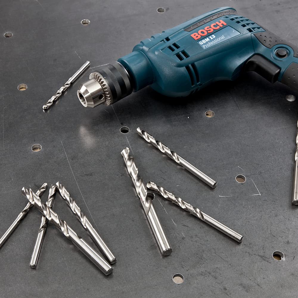 Bosch 2608595064 Metal Drill Bit Hss-G 5, 5mmx57mmx3.66In 10 Pcs
