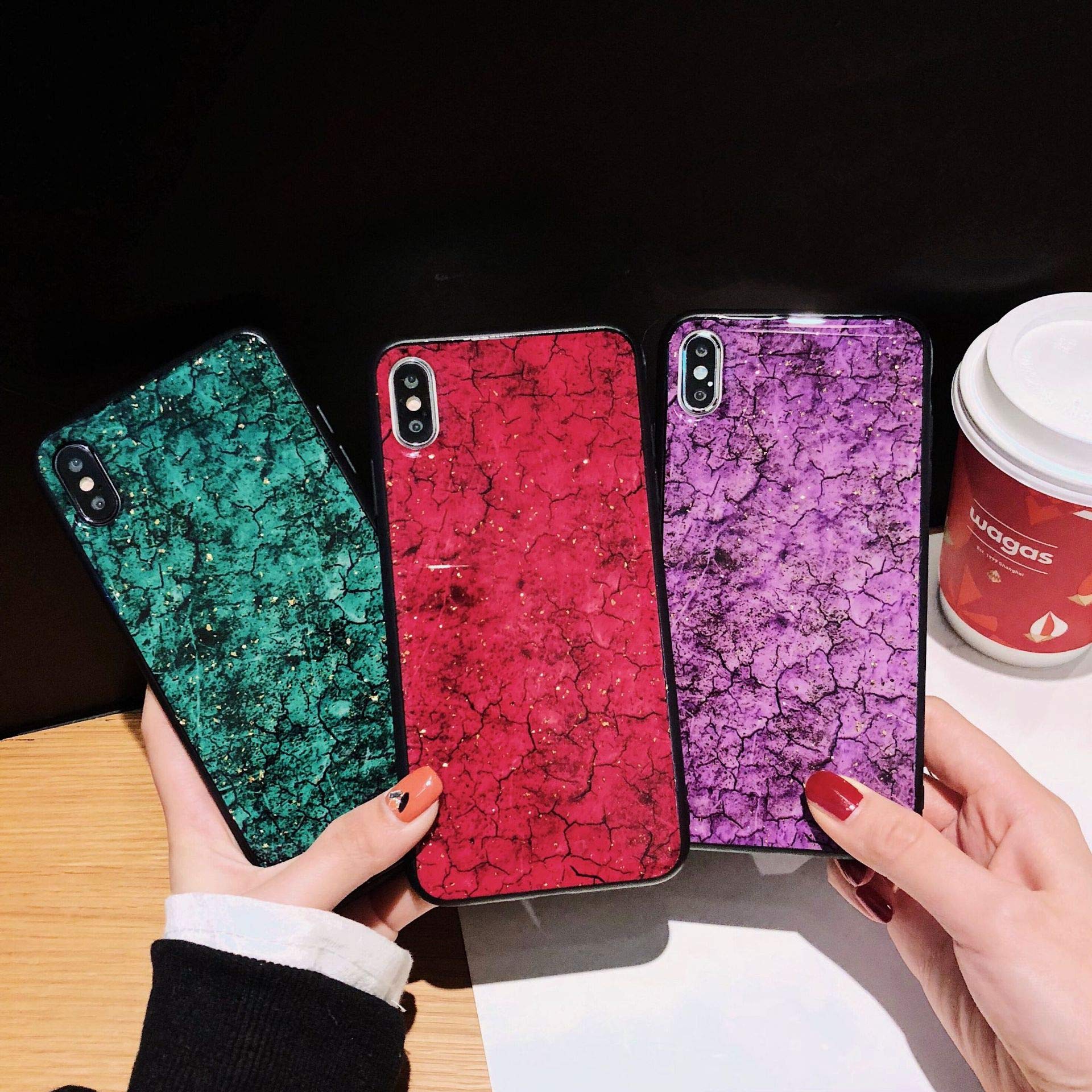 SUBESKING Compatible for iPhone XR Case,Cute Soft TPU Slim Fit Anti-Scratch Shockproof Protective Phone Cover Cases for Women Girls 6.1 Inch(Red)