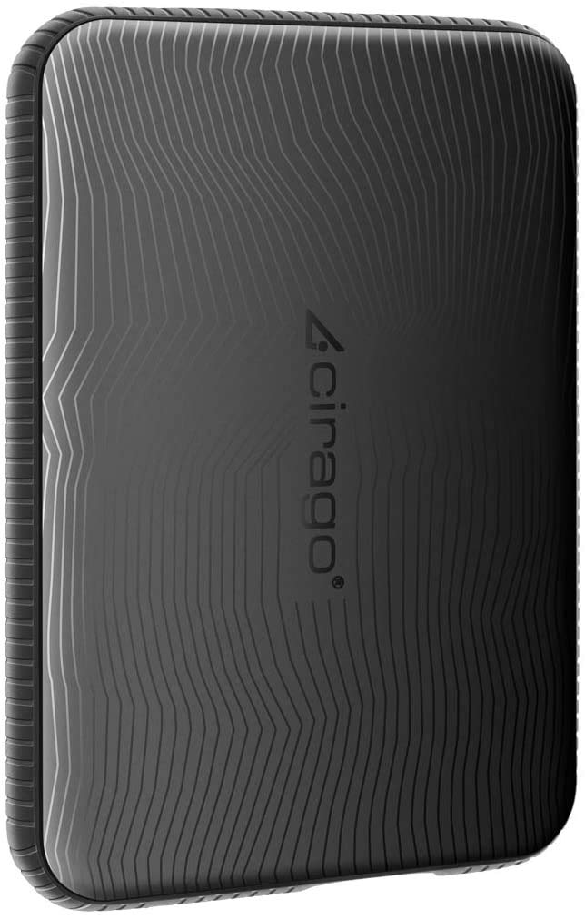 CIRAGO 2TB Slim External Portable Hard Drive, Drop Shock HDD- USB 3.0 for PC, Mac, Desktop, Laptop, MacBook, Chromebook, Xbox One, Xbox 360, PS4 (Black)
