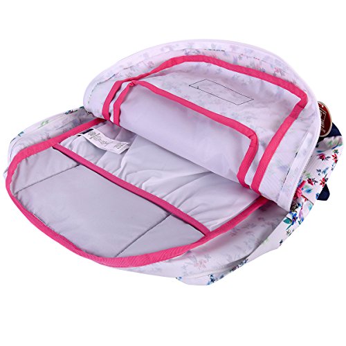 JanSport City Scout Laptop Backpack (Multi White Floral Haze)