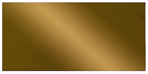 Gold Coated Green Welding Filter, 2" x 4.25" (Shade 14)