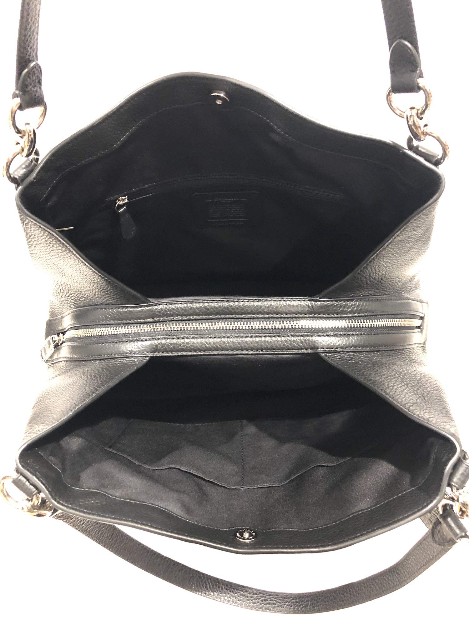 Coach Pebble Leather Shoulder Bag Taupe
