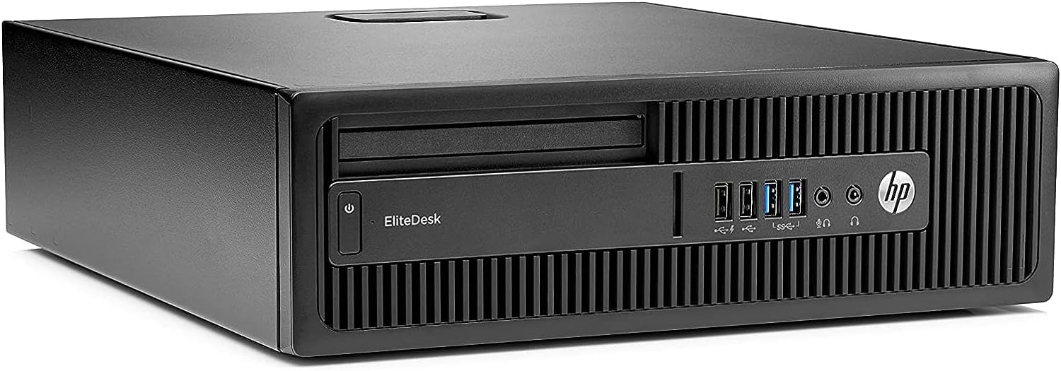 HP EliteDesk 705 G3-SFF, AMD A10-7800 3.0GHz, 8GB RAM, 256GB Solid State Drive, DVD, Win10P64, (Renewed)