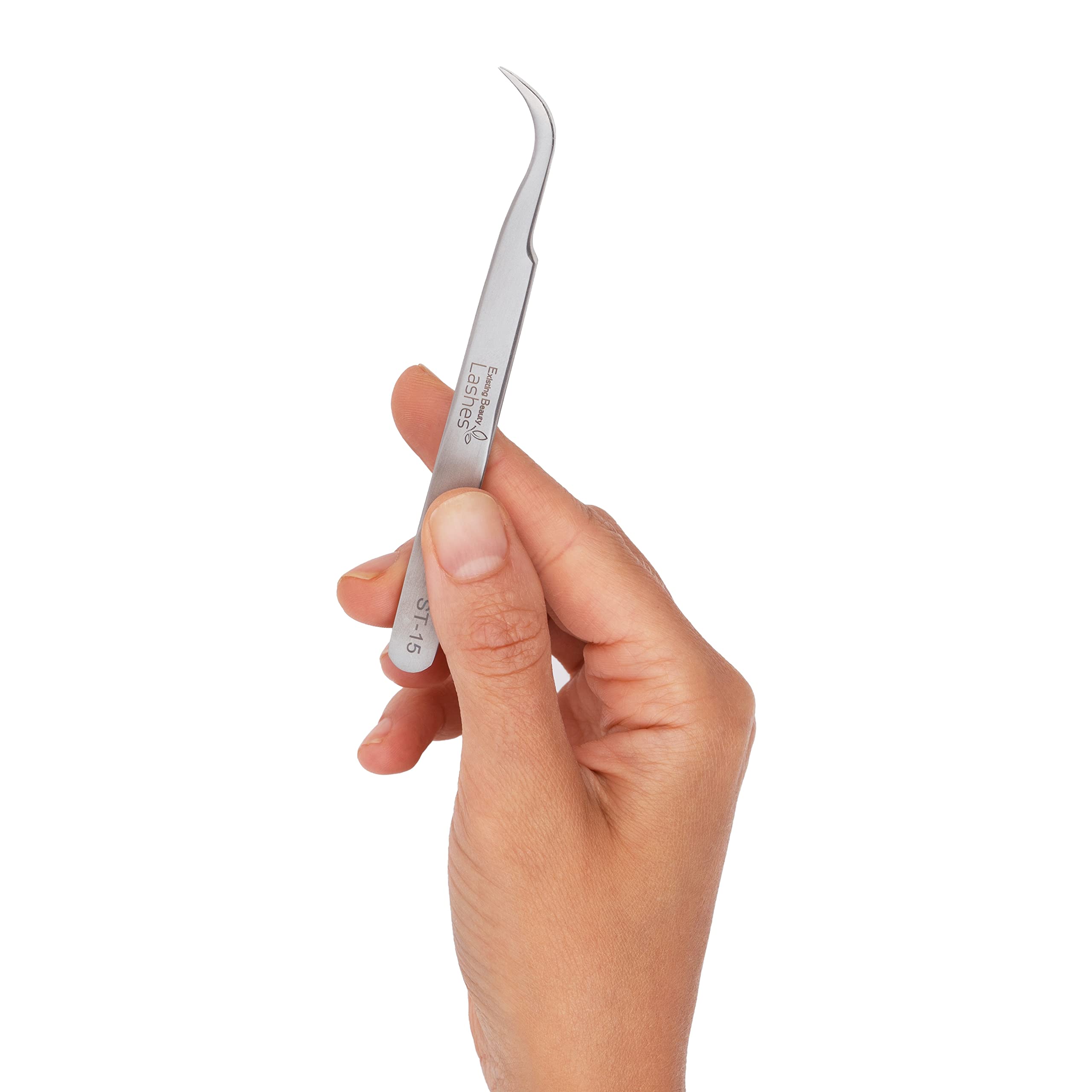Existing Beauty Eyelash Extension Tweezers - 5 PCS of Lash DIY Precision Set, Curved Volume Lash Tweezers - Cluster Application and Removal of Eye Lashes Extensions Stainless Steel