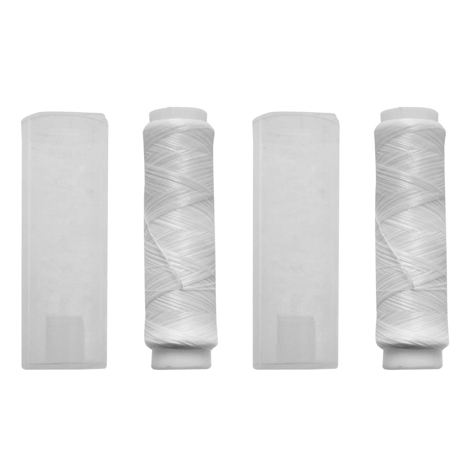 CSNSD 2pcs Fishing Thread 0.2mm Fishing Line Fishing Bait Thread Stretchy Fishing Line Clear Fishing String
