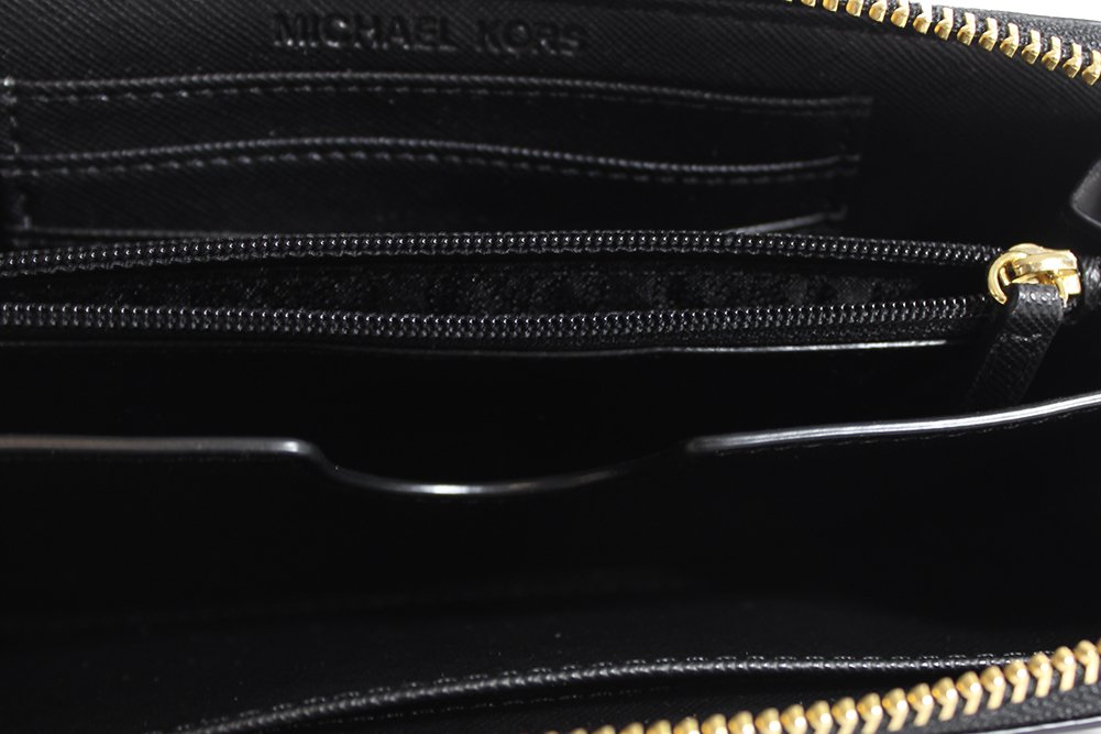 Michael Kors Jet Set Item Large Coin Carryall Case BLACK