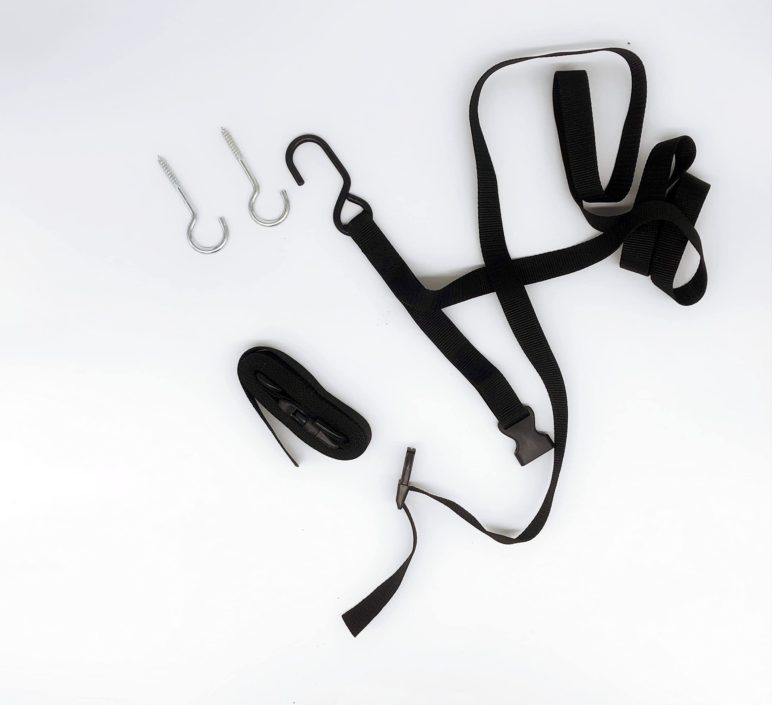 ChangTa for Kayak Storage Straps Garage Canoe Surfboard Wall Hooks Hanging Straps 1 Pair