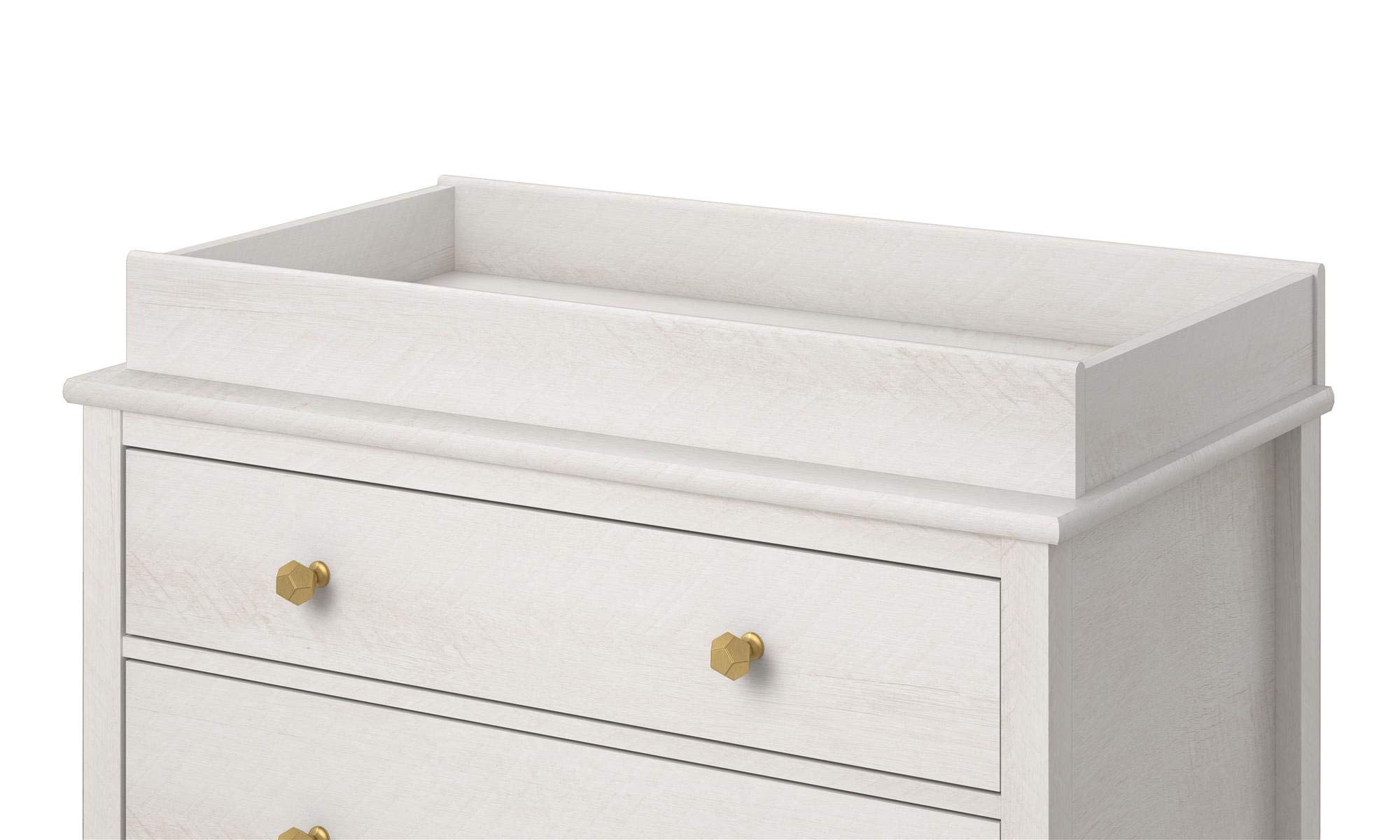 Little Seeds Monarch Hill Poppy Changing Table Topper, Ivory Oak