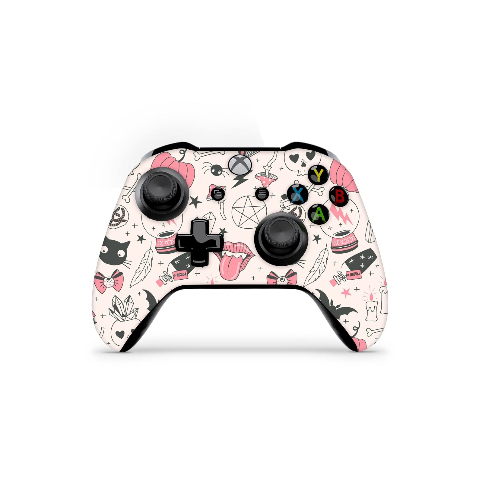 ZOOMHITSKINS Controller Skin Compatible with X1 S and X1 X, Vinyl Sticker Technology, Magical Pink Cartoon Mystery Art, Durable, Bubble-Free, Goo-Free, 1 Skin, Made in The USA