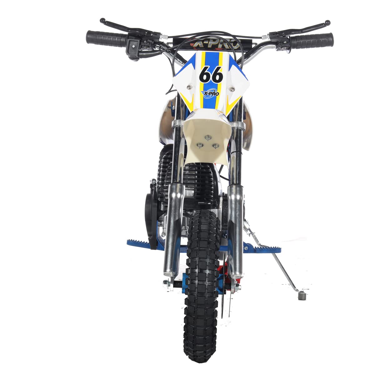 X-PRO 40cc Kids Dirt Bike, 4-Stroke Gas Power Mini Pit Bike with Off-Road Tire and Disc Brake,Blue