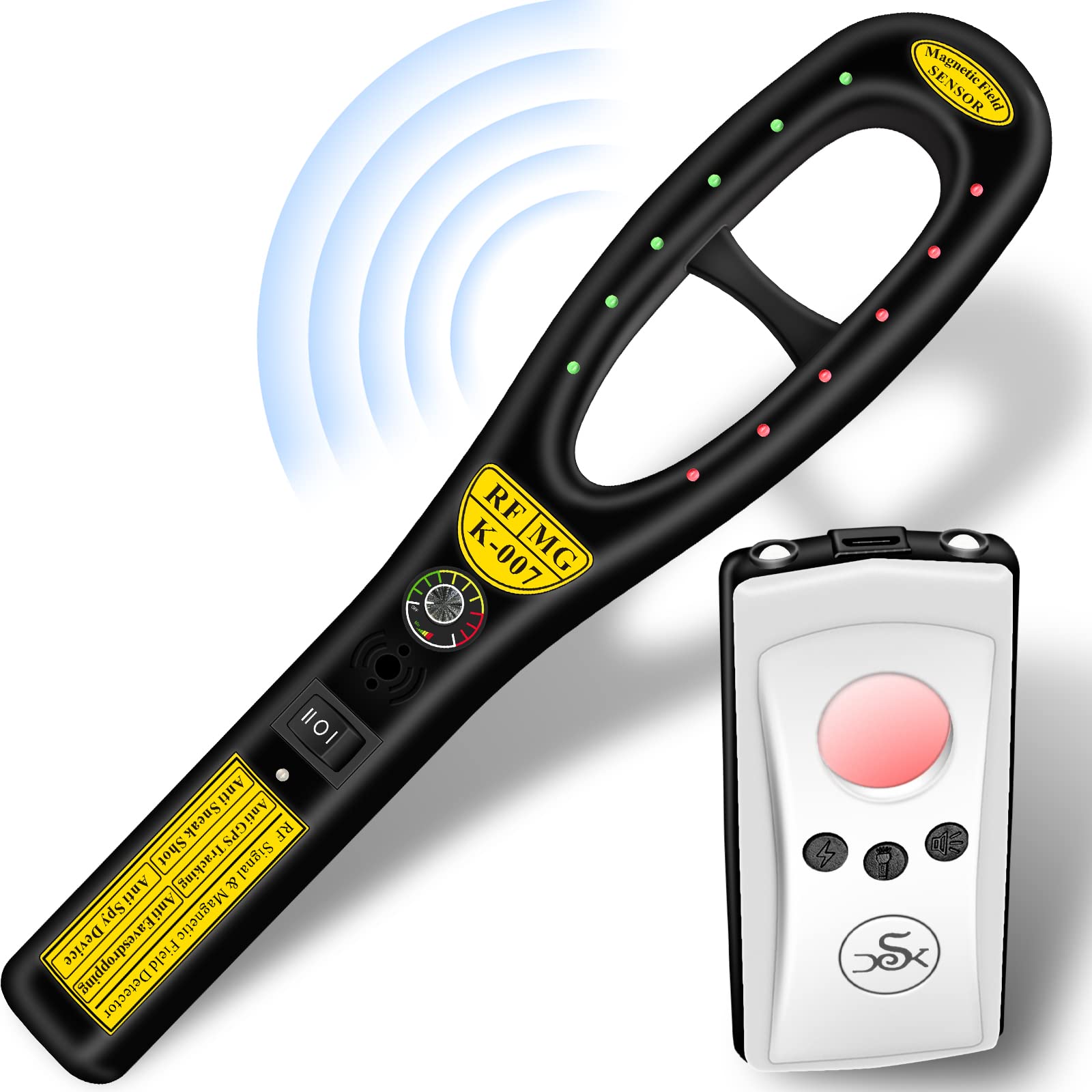 KAXYUYA Hidden Camera Detectors, Listening Device Detector for Car, Hotel, Meeting Safeguard Your Travel, Protect Your Privacy in All aspects