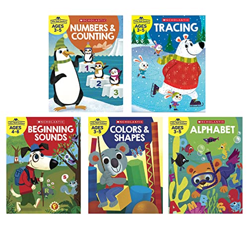 Scholastic Teacher Resources Little Skill Seekers Activity Book Bundle, Ages 3-5