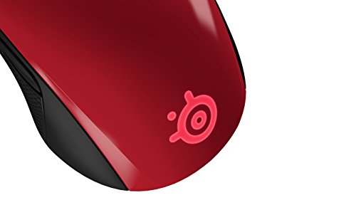 SteelSeries Rival 100, Optical Gaming Mouse - Forged Red