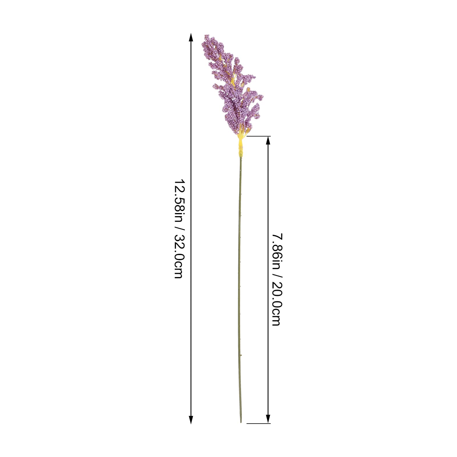 VOSAREA 5pcs Bouquet Plastic Dry Grass Plastic Desktop Wheat Ear Decor Wheat Ear Decoration DIY Wedding Arrangements Decor Flowers Wheat Wheat Ear Home Wheat Ear