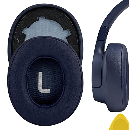 Geekria QuickFit Replacement Ear Pads for JBL Tune 700BT, Tune 750BTNC, Tune 710BT, Tune 720BT, Tune 760NC, Tune 770NC Wireless Over-Ear Headphones Ear Cushions,Ear Cups Cover Repair Parts (Blue)