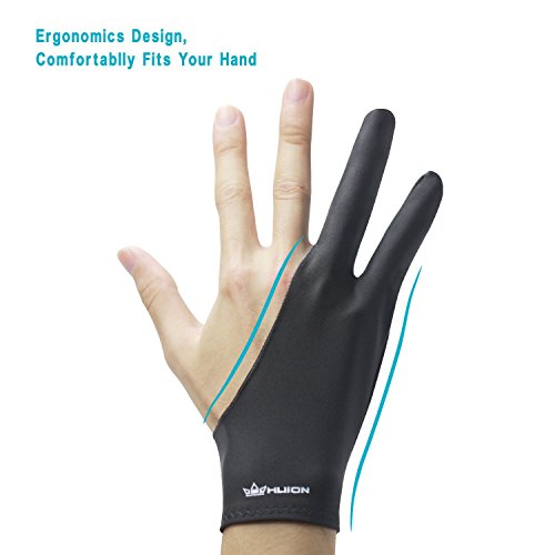Huion Artist Glove for Drawing Tablet (1 Unit of Free Size, Good for Right Hand or Left Hand) - Cura CR-01