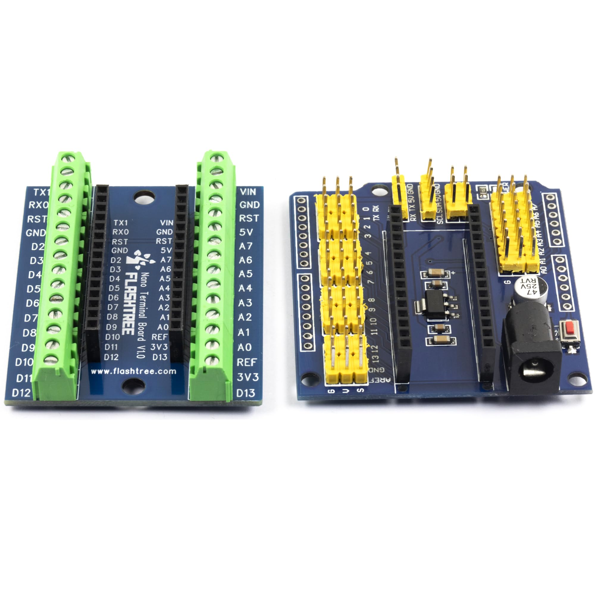 Expansion Sensor Shield Terminal Adapter Expansion Board for Arduino UNO R1 R3 Nano V3.0 AVR ATMEGA328P-AU Module