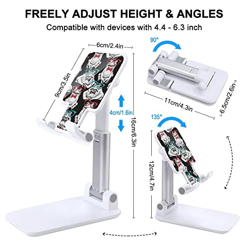 Funny Frogs Funny Foldable Desktop Cell Phone Holder Portable Adjustable Stand Desk Accessories