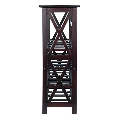 Winsome Rio Wine Storage, 28.74" W x 35.71" H x 13.39" D, Espresso